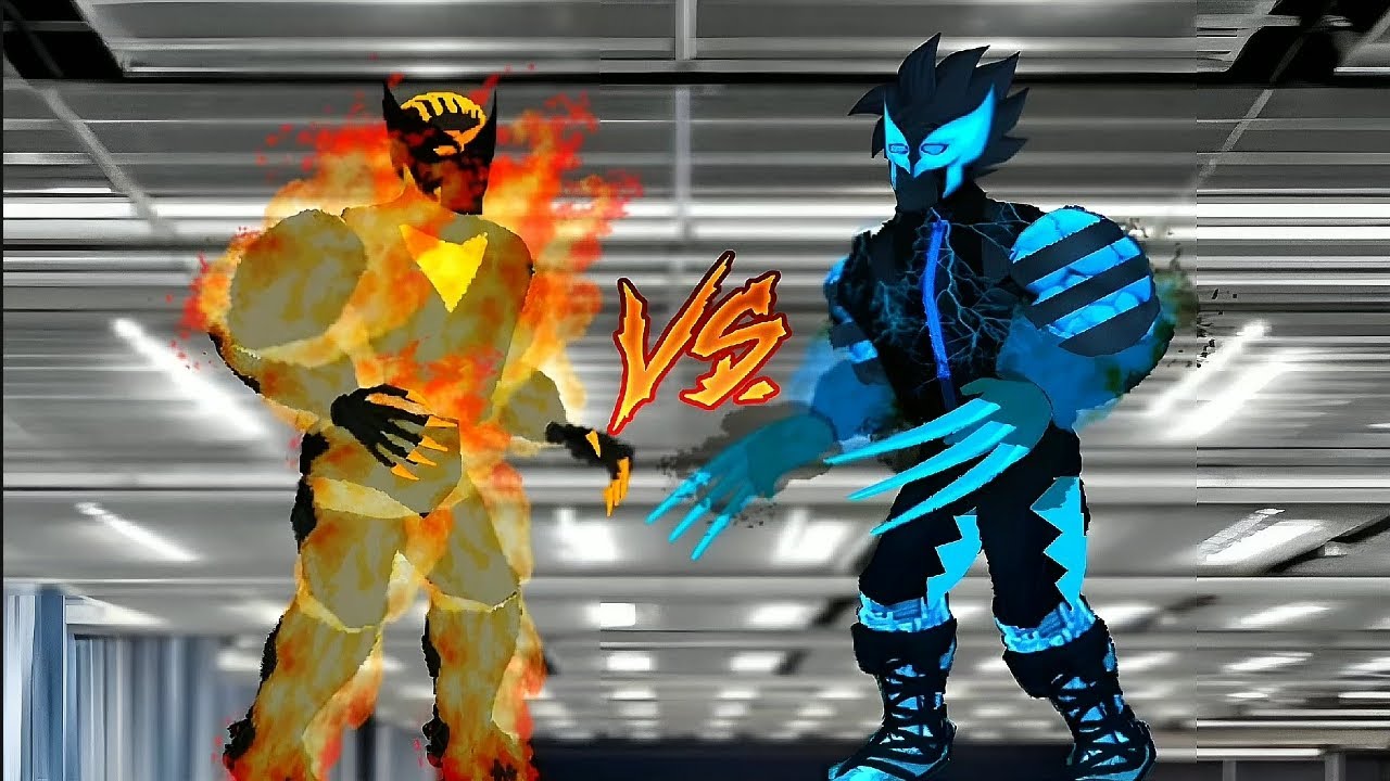 Flame VS Freeze Super Power Comparison - YouTube