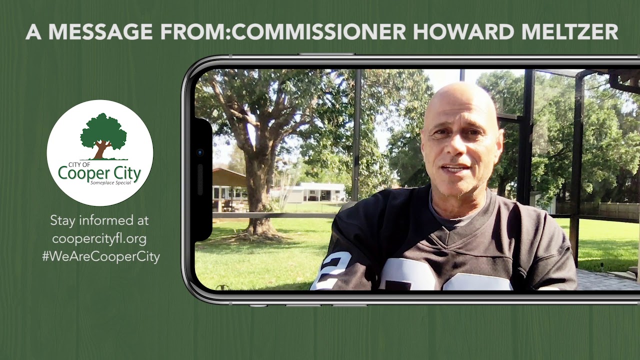 Special thanks from Commissioner Howard Meltzer of Cooper City - YouTube