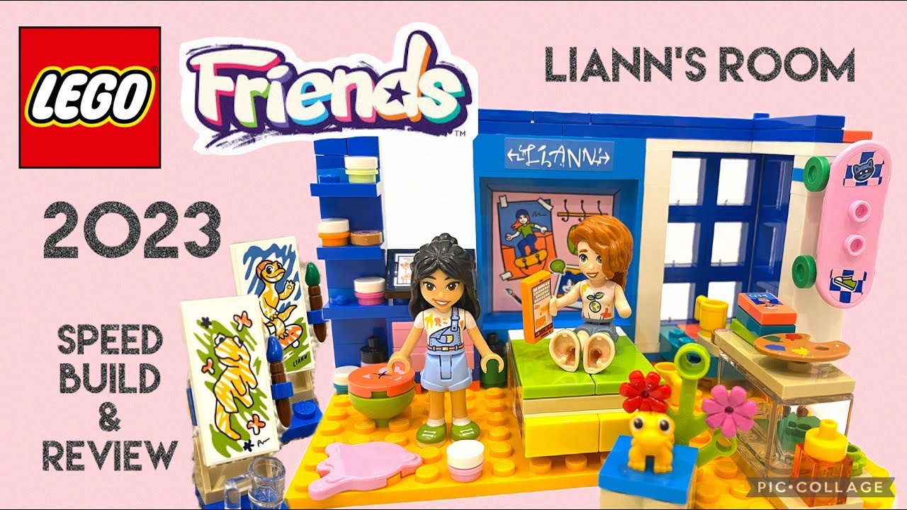 2023 LEGO Friends 41739 Liann's Room SPEED BUILD & REVIEW! - YouTube