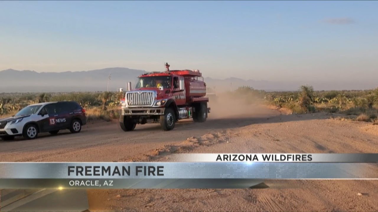 Latest update on Freeman Fire in Pinal County - YouTube