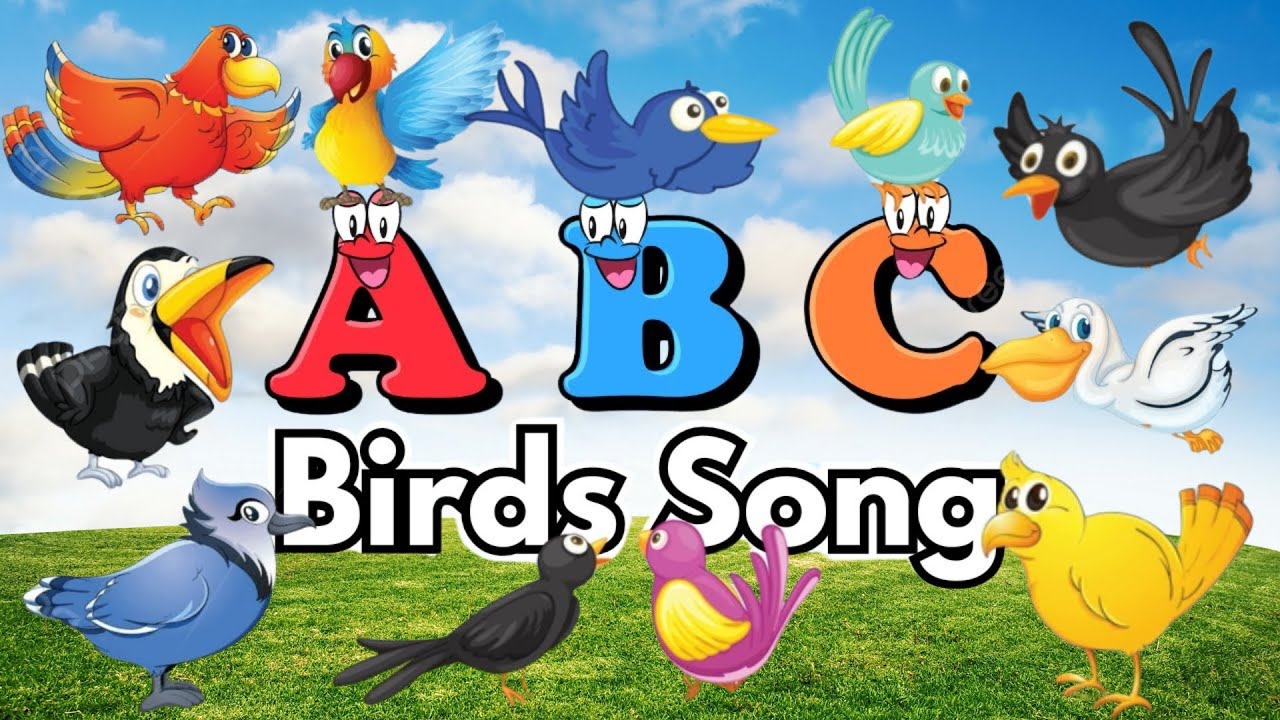 Birds Alphabet Song for Kids | Birds ABC Song | Phonics for Kids | Baby ...