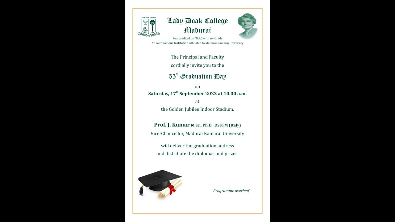 55 Graduation Day LADY DOAK COLLEGE - YouTube