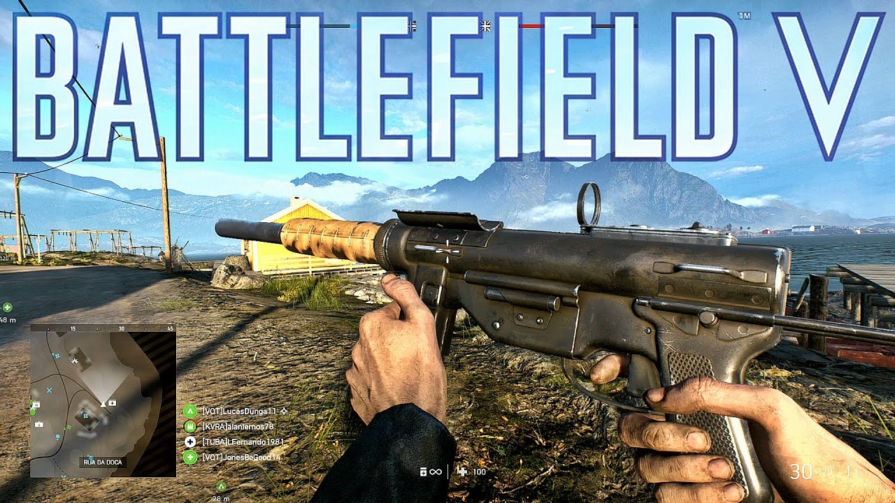 BATTLEFIELD V™ Lofoten - TDM 💉 Médico ★ M3 Grease Gun 🔫 Battlefield 5 ...