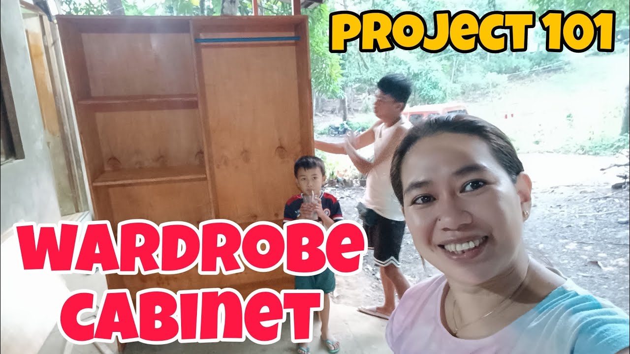 PROJECT 101| PAANO GUMAWA NG DIY WARDROBE CABINET| @naningkamot - YouTube