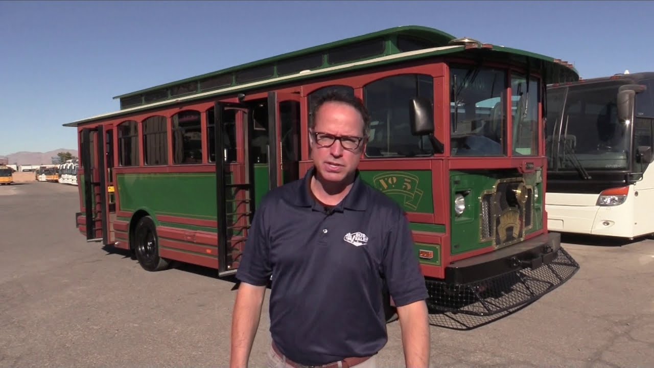 2005 Optima AH-28 Trolley Bus S16314 - YouTube