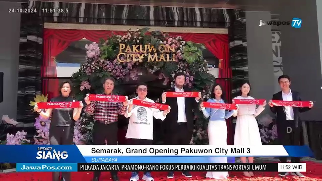 Semarak, Grand Opening Pakuwon City Mall 3 - YouTube