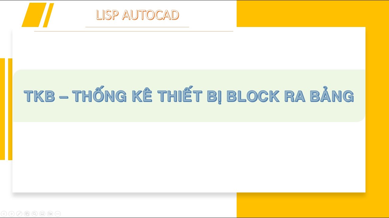 TKB_Thống kê thiết bị block ra bảng - YouTube