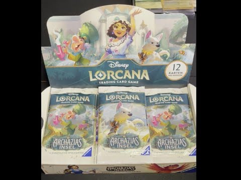 Lorcana: Archazias Insel - Pre-Release 07.März - Display Rip - Video 1/4 (Booster Nr. 1-6 )