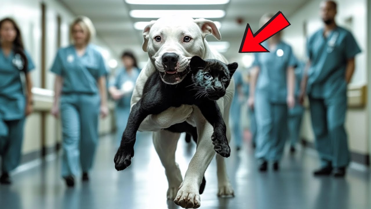 Pitbull invade el hospital, la enfermera rompió a llorar cuando ...