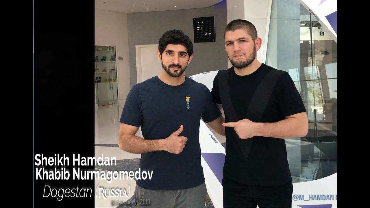 Sheikh Hamdan with Khabib Nurmagomedov In Dubai (8 February, 2019 ...