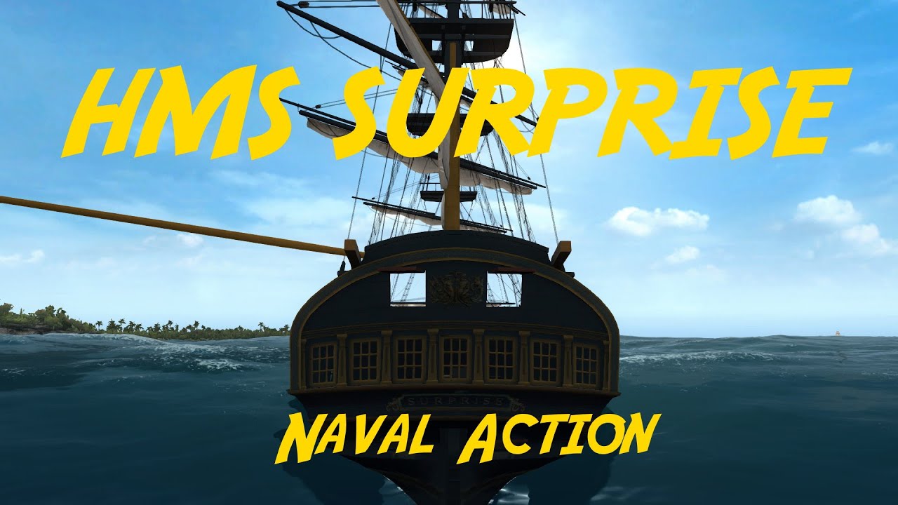 Naval Action - HMS Surprise (Test firing) - YouTube