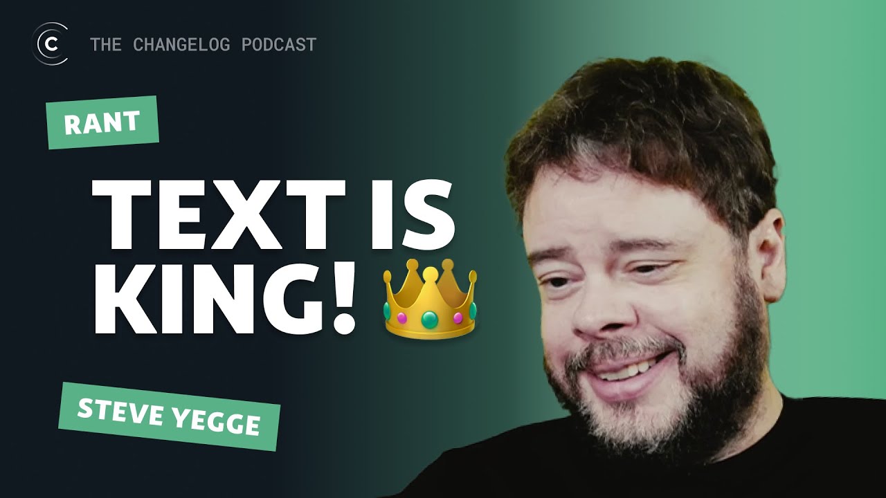 Steve Yegge has been saying this for 35 years... - YouTube