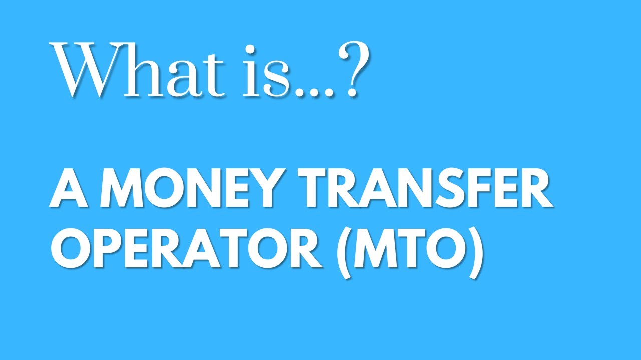 [442] Money Transfer Operator (MTO) - YouTube