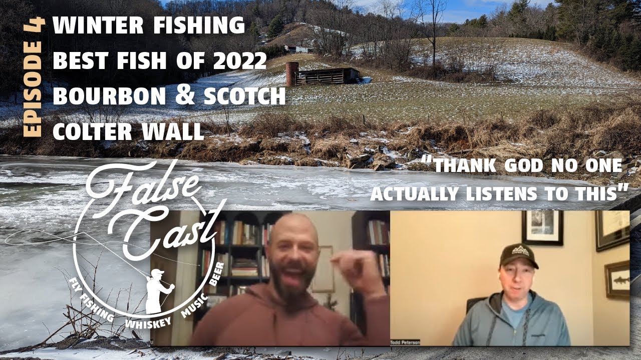 S1E4 - Winter fishing in Boone, best fish of 2023, whiskey and Colter ...