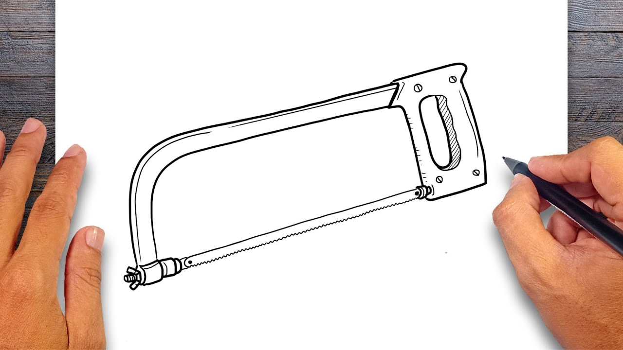 How to draw Hacksaw - YouTube
