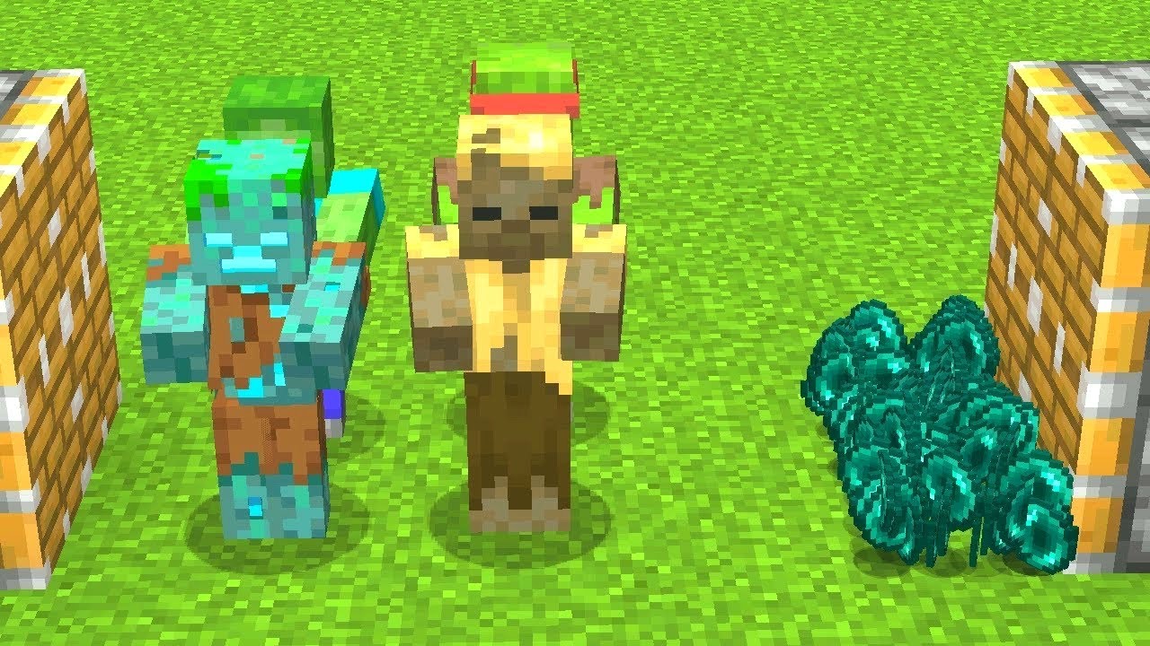 all minecraft zombies + 1000 ender pearl = ??? - YouTube