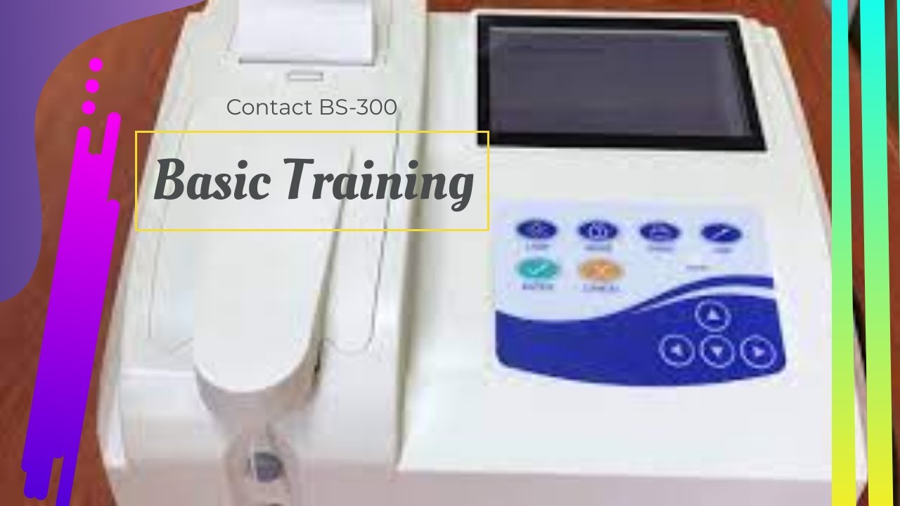 How to Operate BS300 Chemistry Analyzer| Basic Instruction| Hi-Tech ...