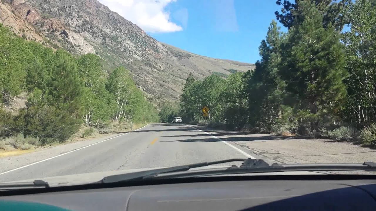 Driving to Rush Creek from June lake campground - YouTube