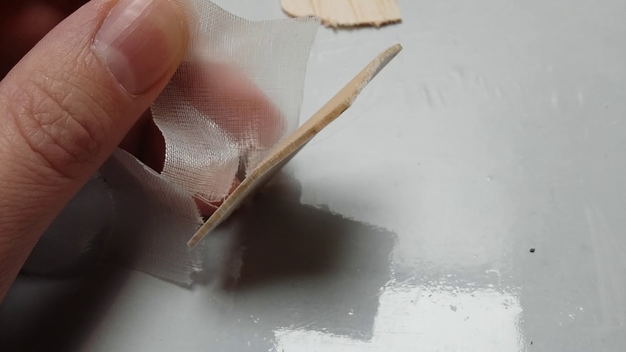 Eze-Kote peeling from balsa - YouTube