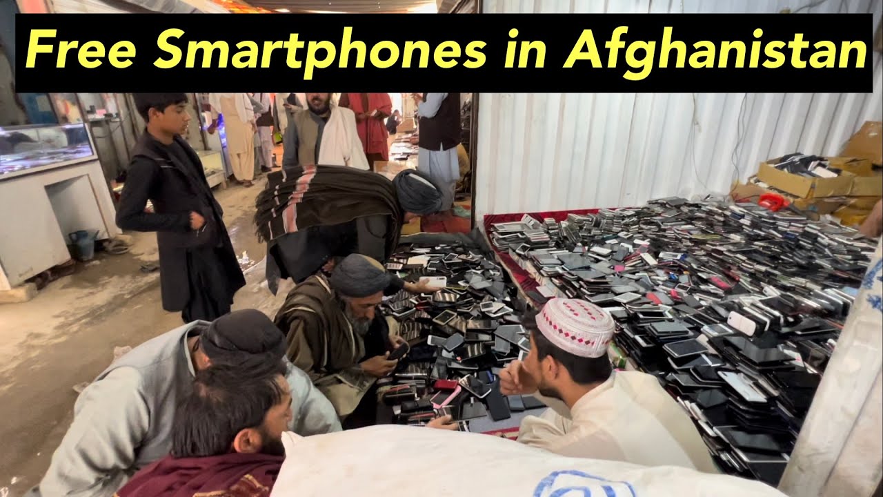 Can you believe Free Smartphones Available in Afghanistan, Every one ...