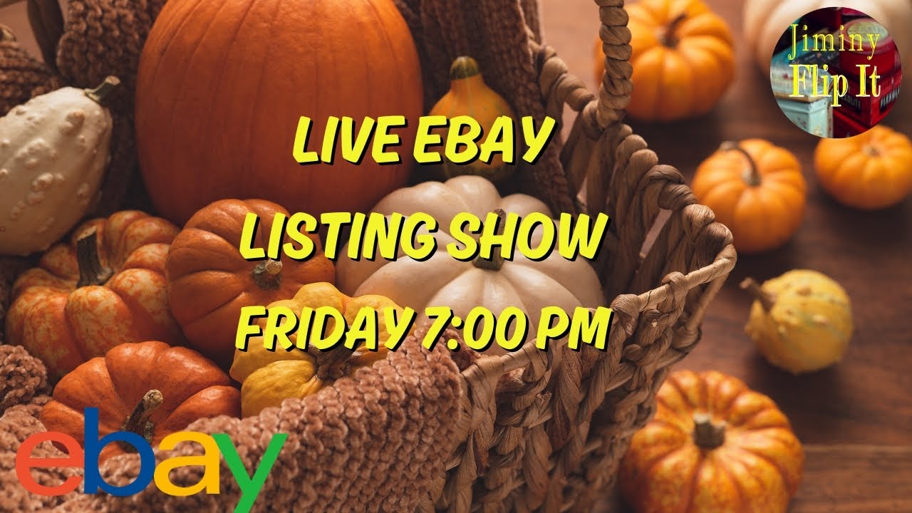eBay Live Listing Show - First Friday of Autumn - YouTube