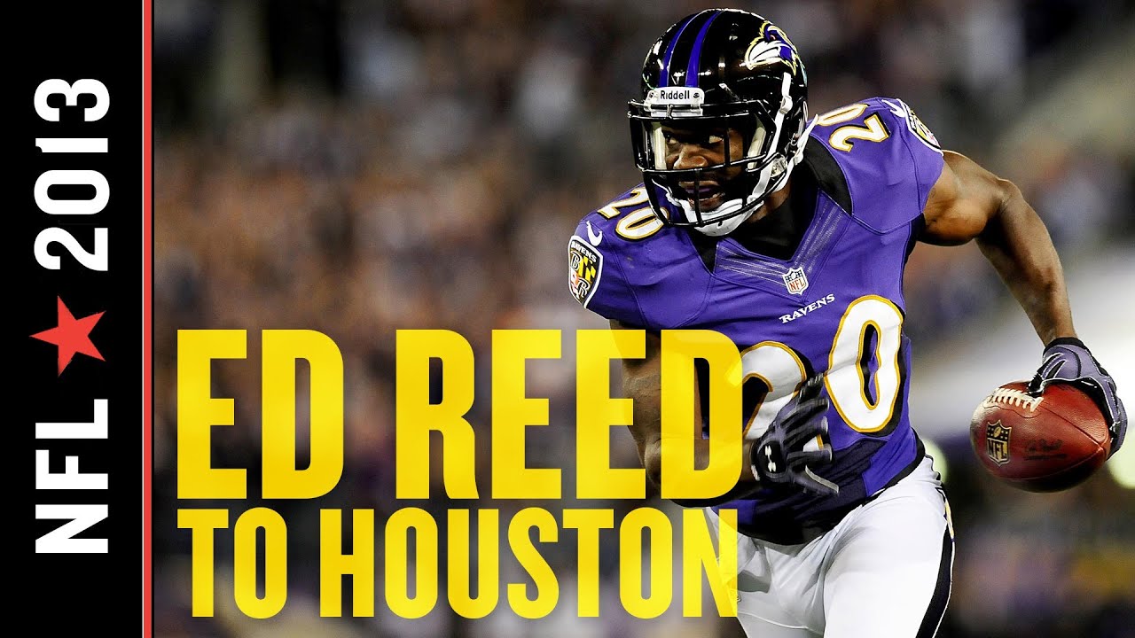 Hall of Fame Free Safety Ed Reed Signs with Houston Texans - YouTube