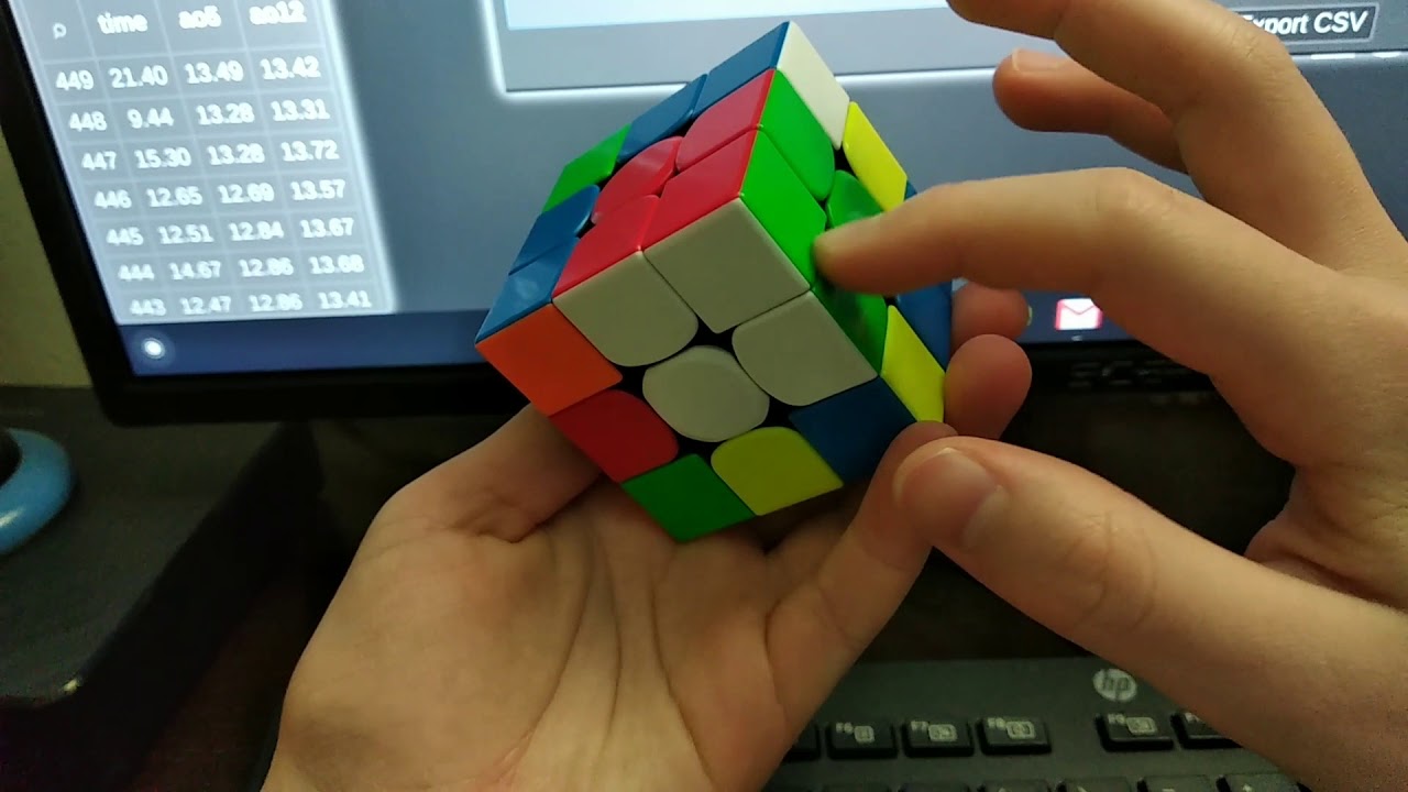 BREAKDOWN OF MY SUPER LUCKY AND DUMB 9.44 3x3 single! - YouTube