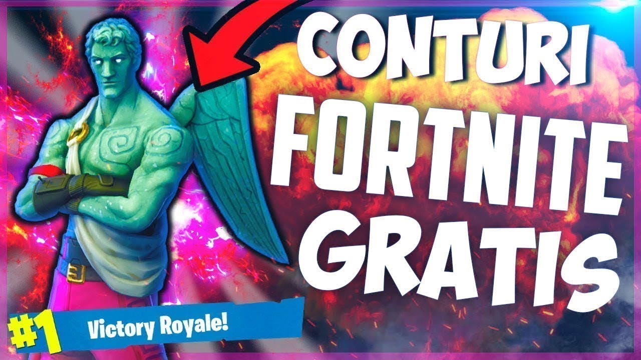 🔴 DAU CONTURI GRATIS DE FORTNITE 🔴 Hai sa iei si tu! - YouTube