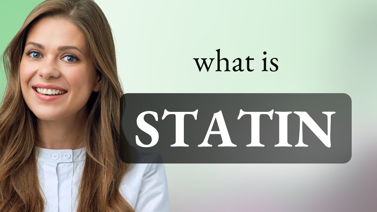 Statin | definition of STATIN - YouTube
