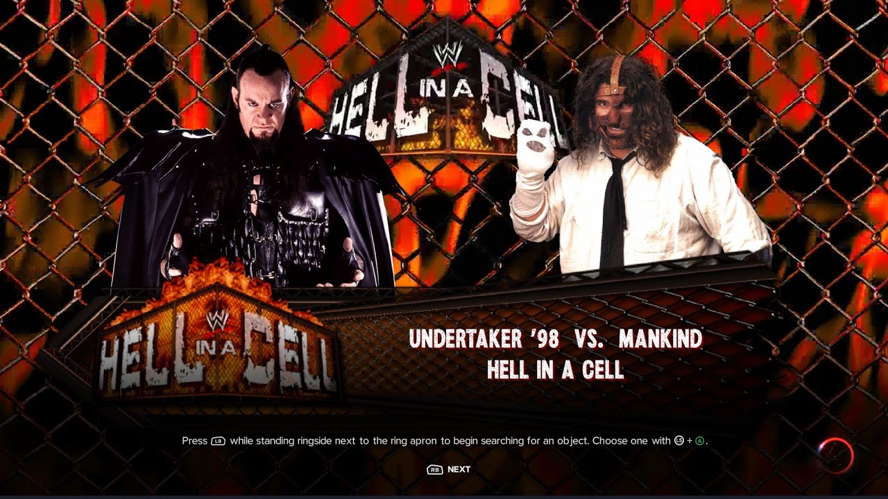 WWE 2K23: Undertaker Vs. Mankind Hell In A Cell Match!! - YouTube