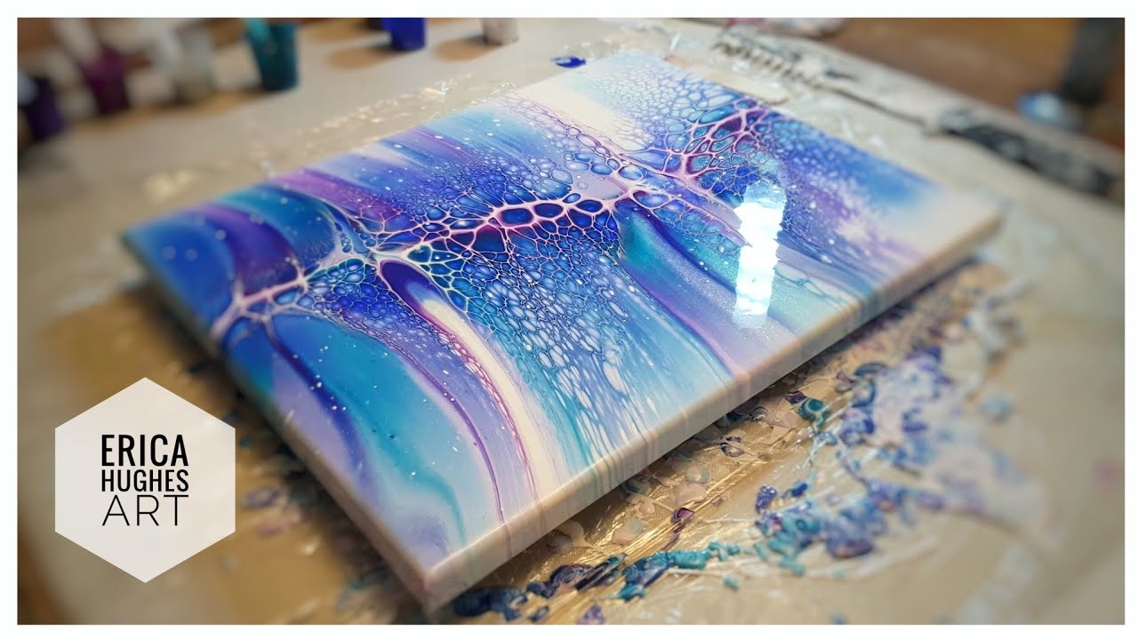 Swipe Technique l Bloom Recipe l Acrylic Pouring Techniques - YouTube