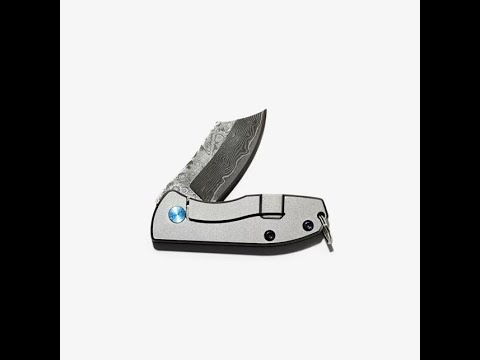 Dao Mini Damascus EDC Folder - BucknBear bnb7800 - YouTube