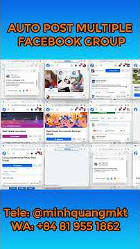 How To Auto Post Multiple Facebook Groups #shorts #facebookmarketingsoftware #autopostfacebook ...
