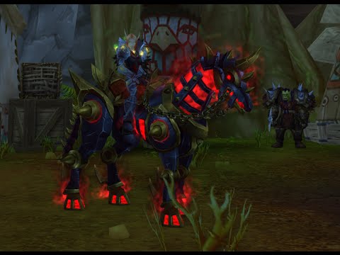 World of Warcraft: Warforged Nightmare / Боевой конь кошмаров - YouTube