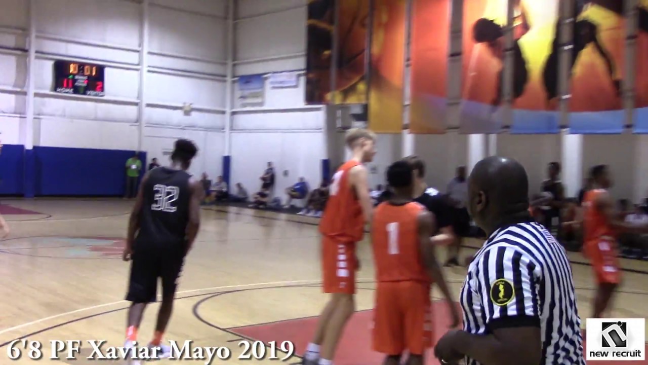 New Recruit Media LLC presents: 6'8 XAVIER MAYO 2019 NIKE EYBL QUICK ...