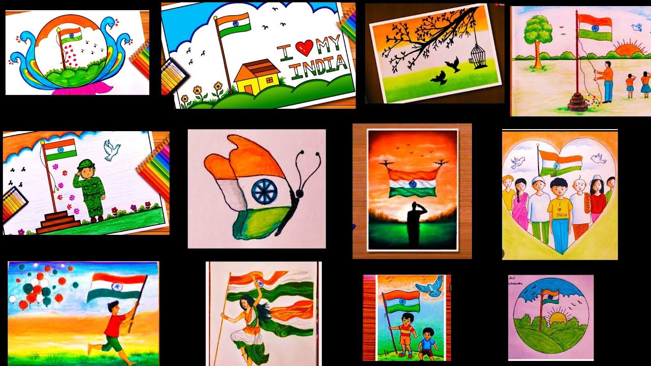 Republic day drawing ideas 2023|26 January poster drawing ideas ...