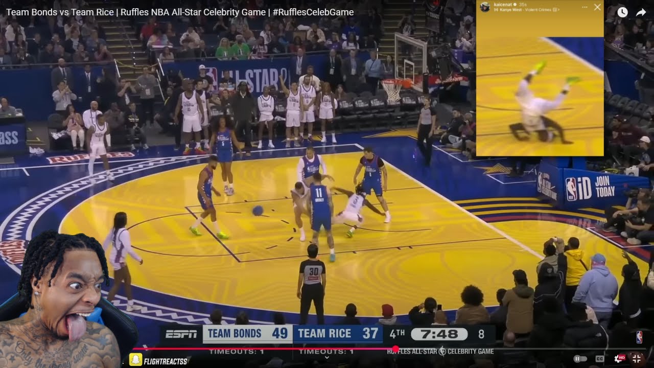 FlightReacts To Ruffles NBA All-Star Celebrity Game! - YouTube