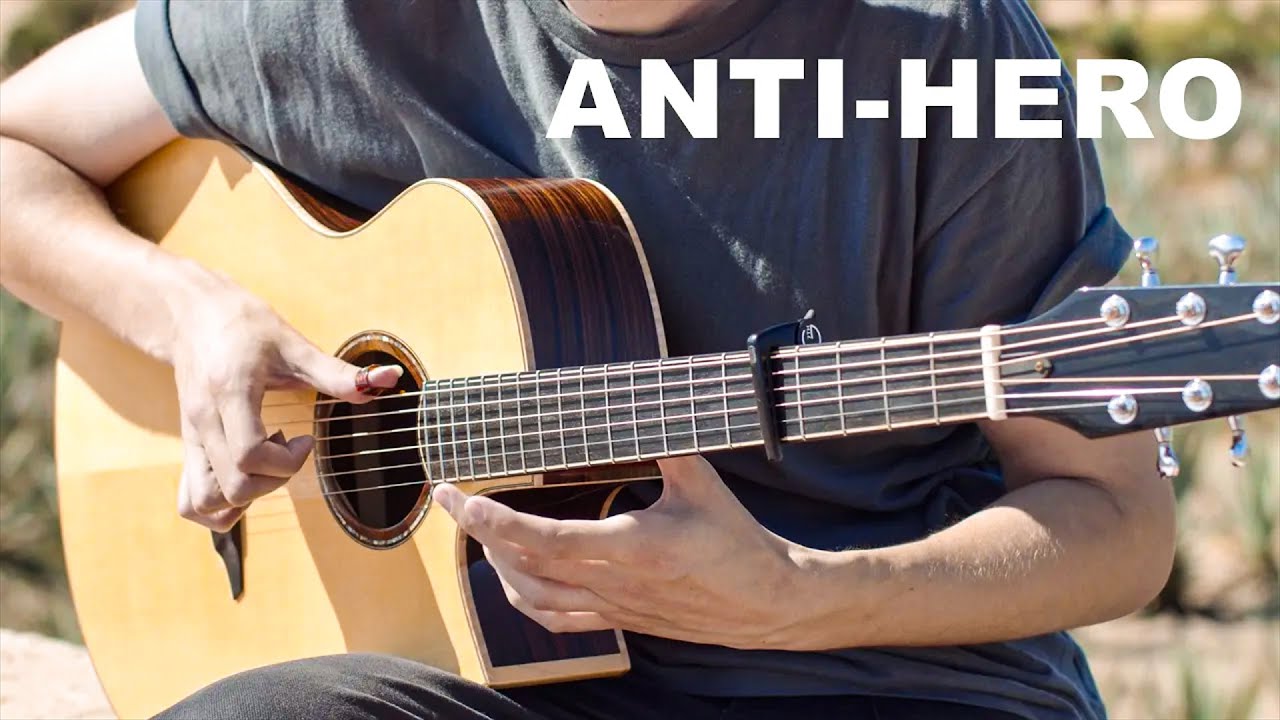 Taylor Swift - Anti-Hero - Fingerstyle Guitar Cover - YouTube Music