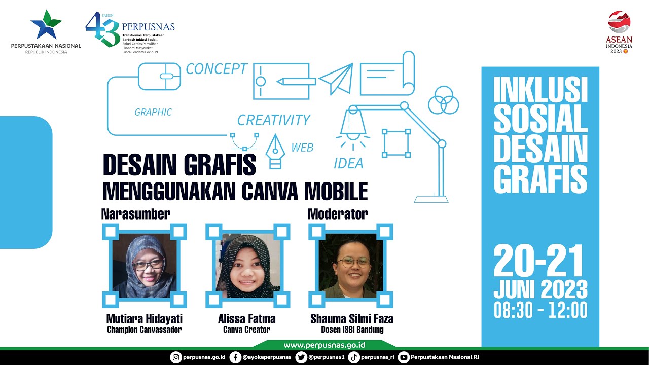 Workshop Inklusi Sosial "Desain Grafis Menggunakan Canva Mobile" Hari ...