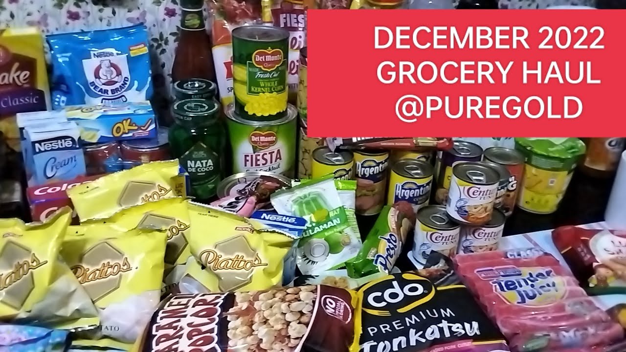 DECEMBER 2022 GROCERY HAUL - YouTube