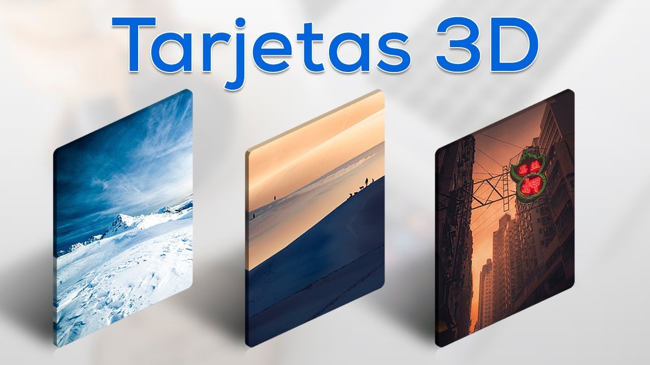 Tutorial Tarjetas Animadas En 3d Con Html5 Y Css3 Parte 1 Youtube 6952