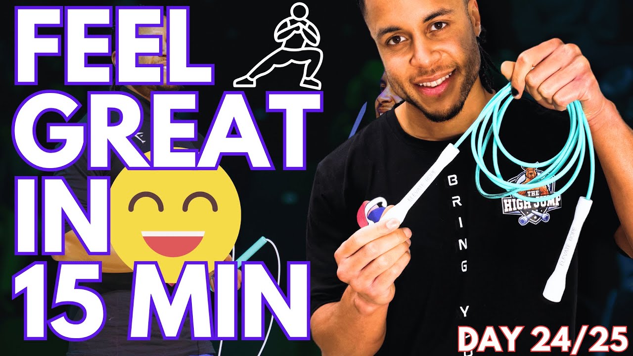 15-Min Jump Rope Recovery & Stretch | Active Recovery Workout for ...