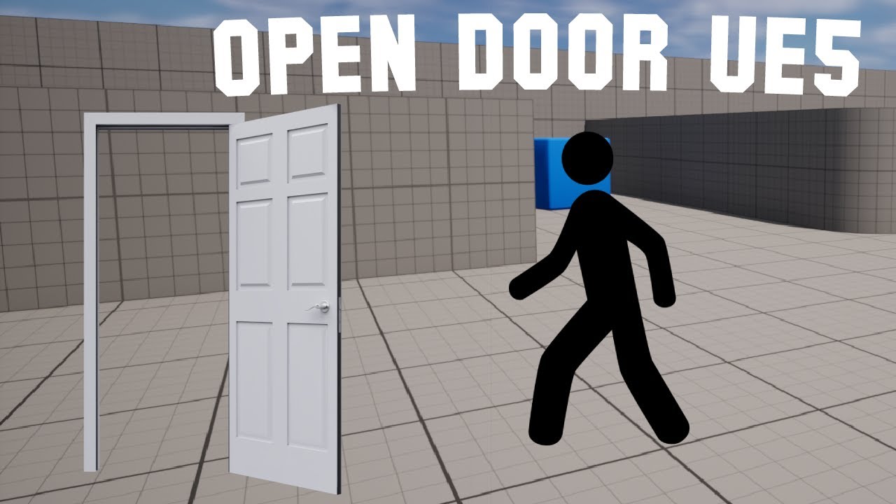 How to Open a Door In UE5 - YouTube