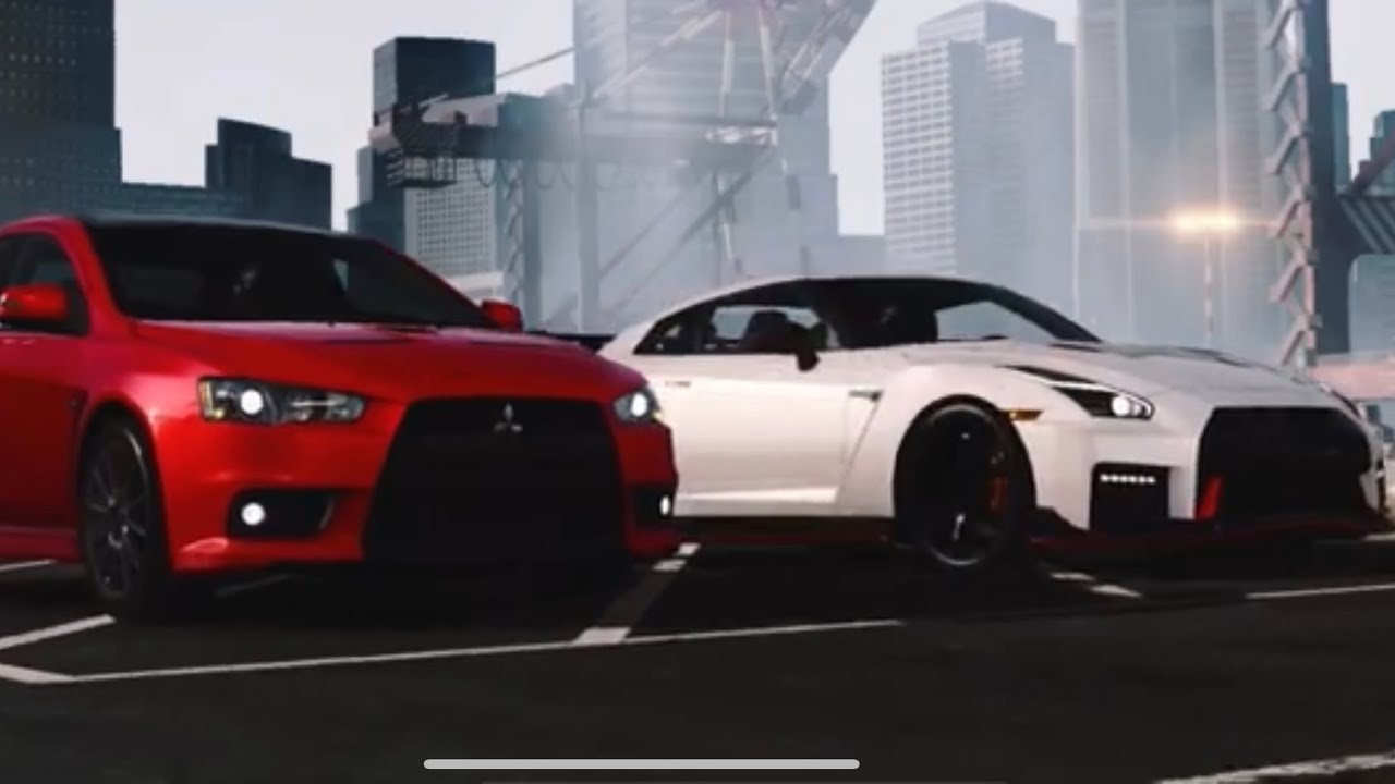 EVO X VS NISSAN GTR - YouTube