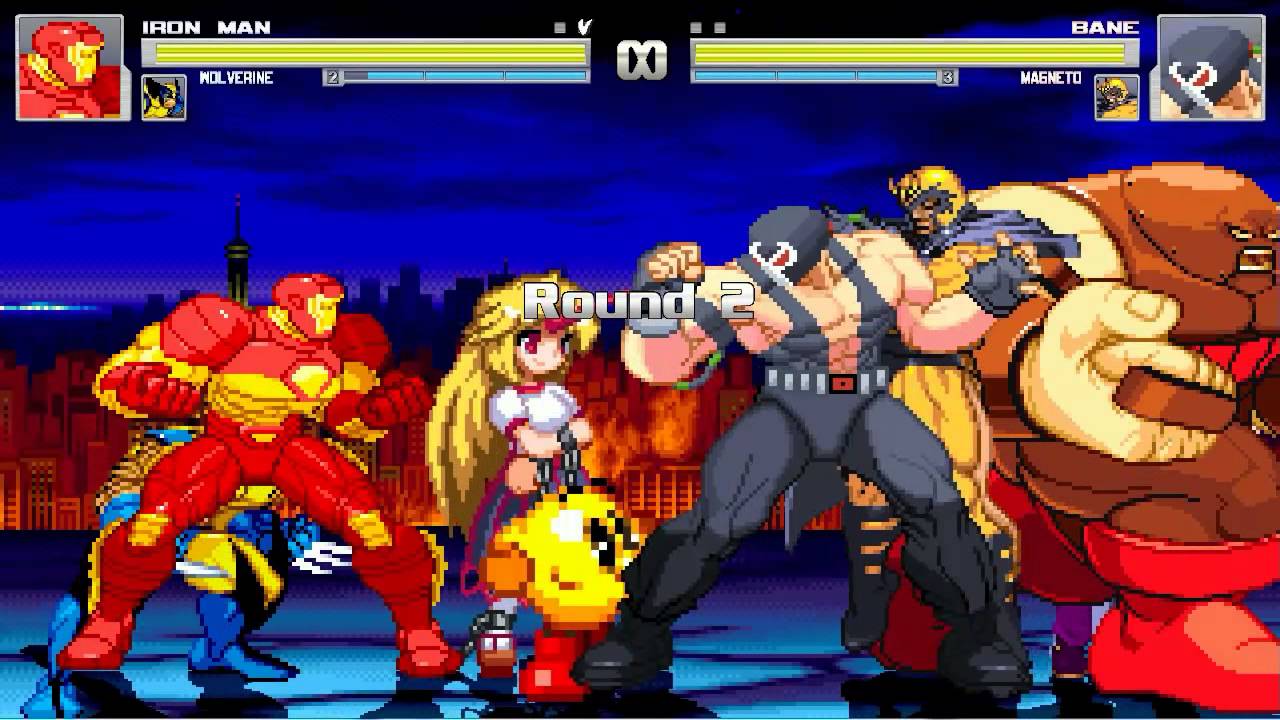 AN Mugen Request #109: Iron Man, Wolverine, Pac-Man & Yugi VS Bane ...