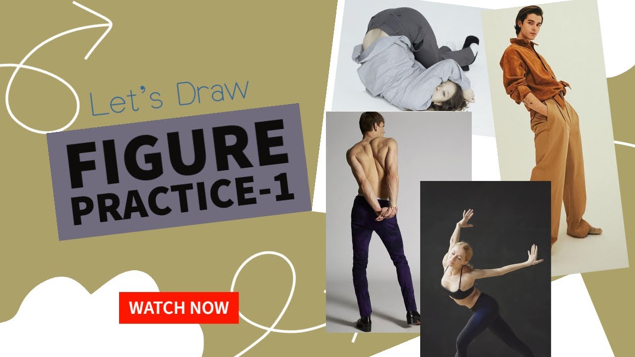 Lets Draw: Figure Practice-1 - YouTube