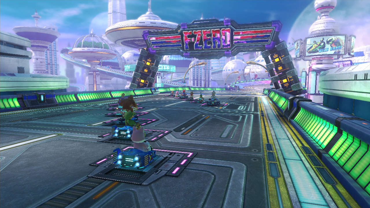Disney Infinity 2.0- Mario Kart 8 Mute City Re-Creation - YouTube