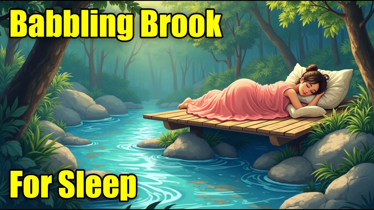 Sleep Sounds: Restful BABBLING BROOK, White Noise Sound, Relax & Get Some Sleep Tonight, 12 ...