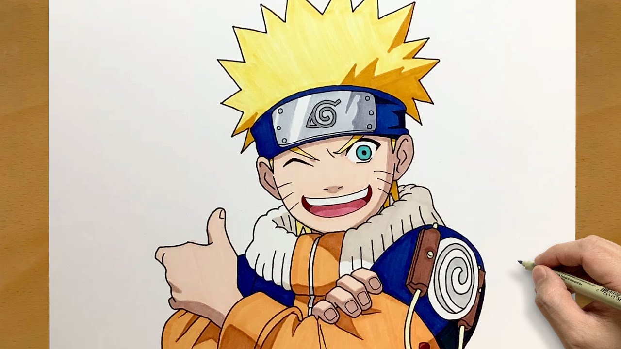 How to Draw Naruto Uzumaki Step by Step || Easy Naruto Drawing - YouTube