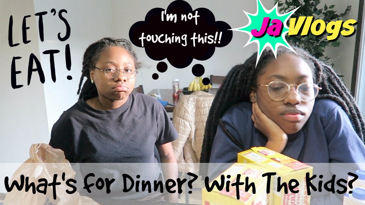 What's For Dinner With The Kids? | What's For Dinner? | JaVlogs - YouTube